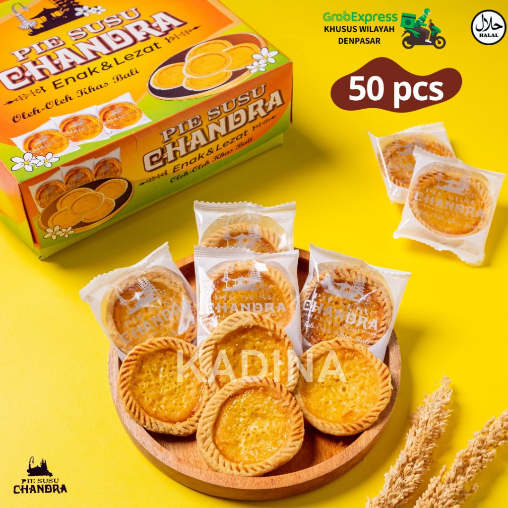 Jual Pie Susu Bali CHANDRA 50pcs | Pie Susu Chandra Grosir | Pai Susu ...