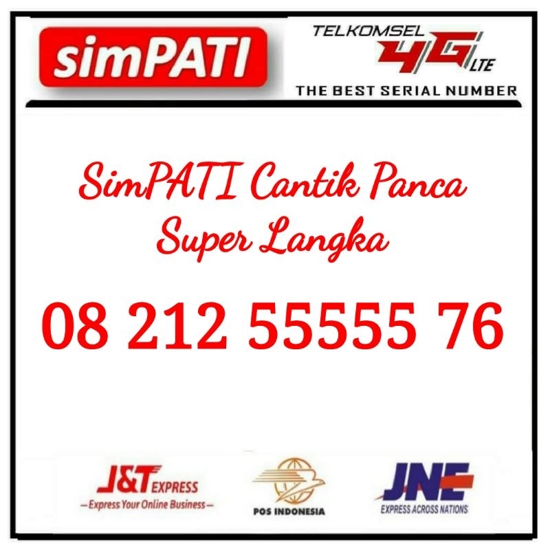 Jual Simpati Telkomsel Cantik Panca Lima Muantab | Shopee Indonesia
