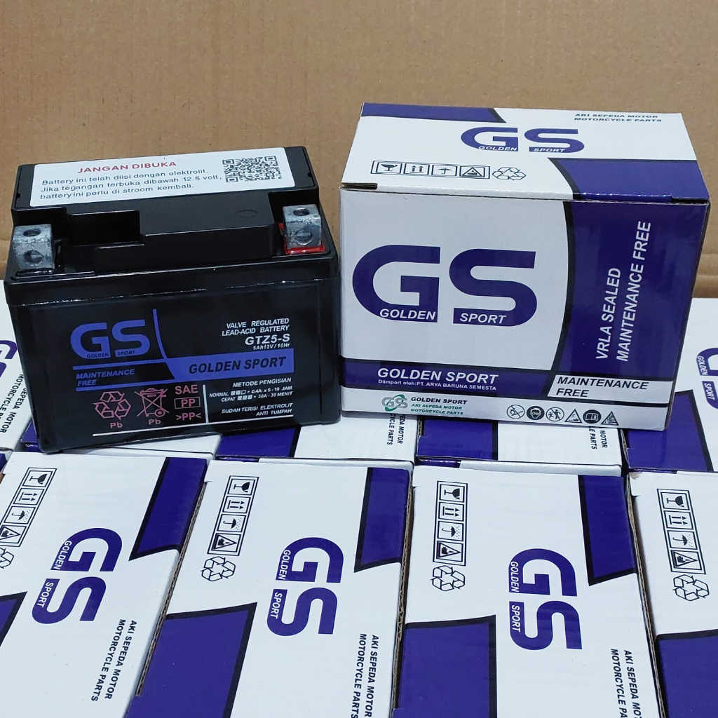 Jual Aki Motor Vixion, Byson, Xeon, NVL, R15 GS GTZ5S Aki Kering Yamaha ...