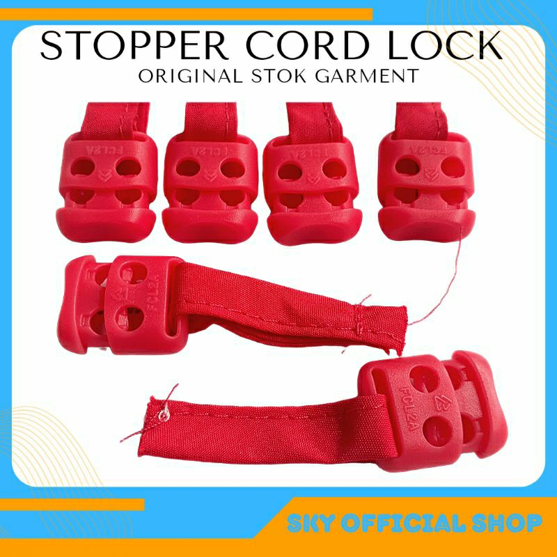 Jual Stopper Tali Cord Lock Aksesoris Garment Pengunci Tali Nifco Pink ...