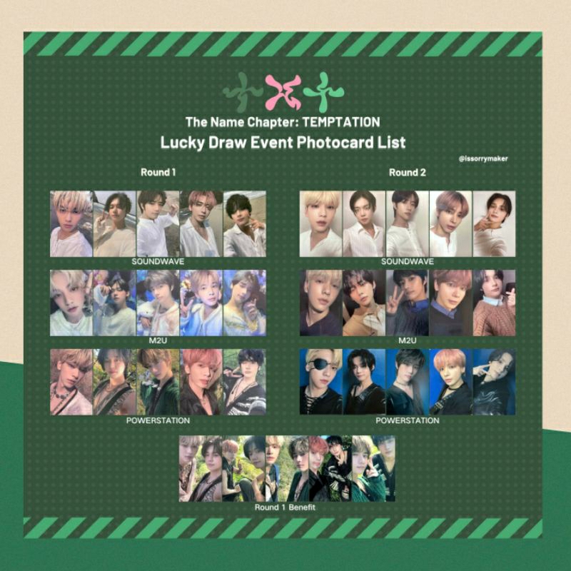 Jual [PELUNASAN] Album TXT ~ The Name Chapter : Temptation x Lucky Draw Soundwave, M2U ...