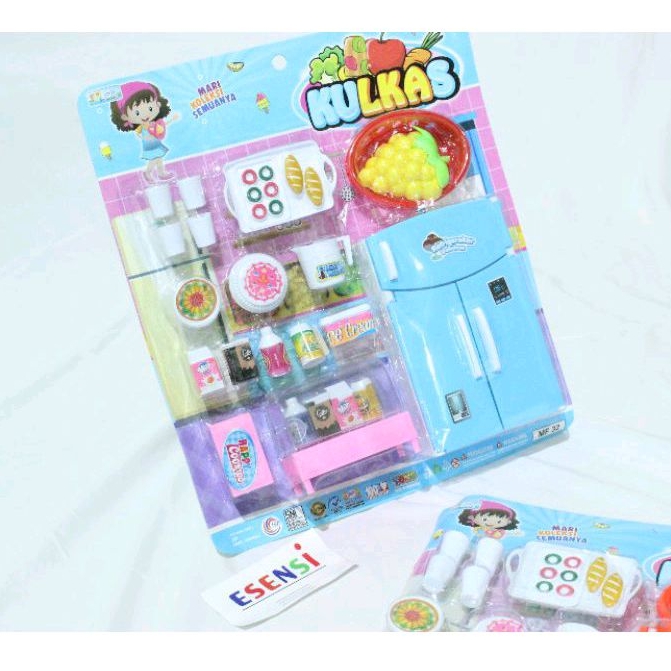 Jual MAINAN ANAK KULKAS MF32 SET KULKAS KUE DAN ICE CREAM SET MASAK ...