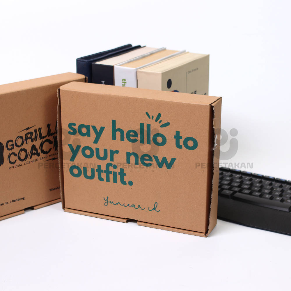 Jual Sablon / Cetak Kardus Corrugated 25x20x5 CM | Die Cut | Kotak ...