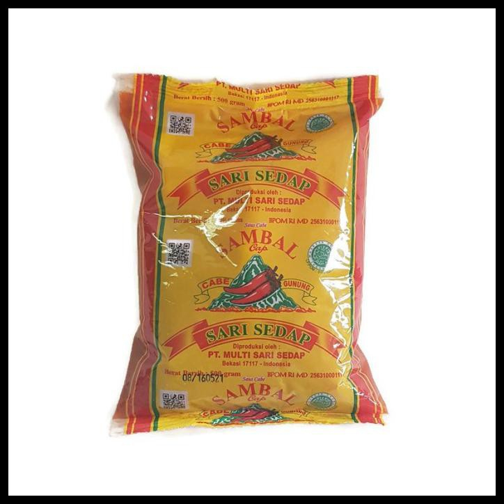 Jual SAUS SAMBAL BANTAL SARI SEDAP CAP GUNUNG 500 GRAM REFFIL BUMBU ...