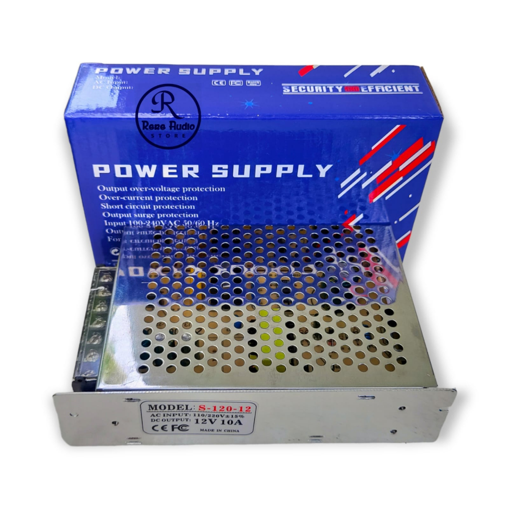Jual Trafo Jaring 12v 10A / adaptor / power supply CCTV LED Strip Original | Shopee Indonesia