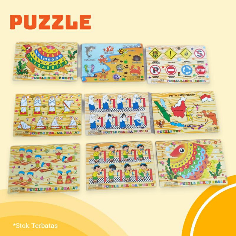 Jual smart toys mainan montessori PUZZLE PUZLE KAYU MURAH PART 2 ...
