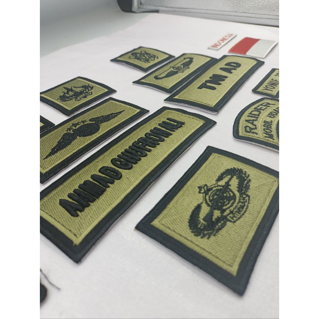 Jual FULL 1 SET PAPAN NAMA ATRIBUT TNI AD MODEL TERBARU 2022 | Shopee Indonesia