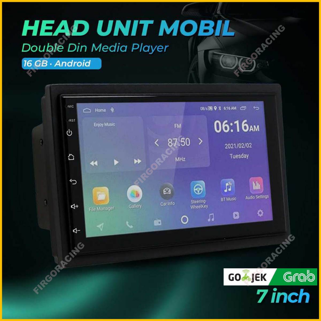Jual Head Unit Mobil Double Din Media Player GPS 16GB Android 9 7 Inch ...