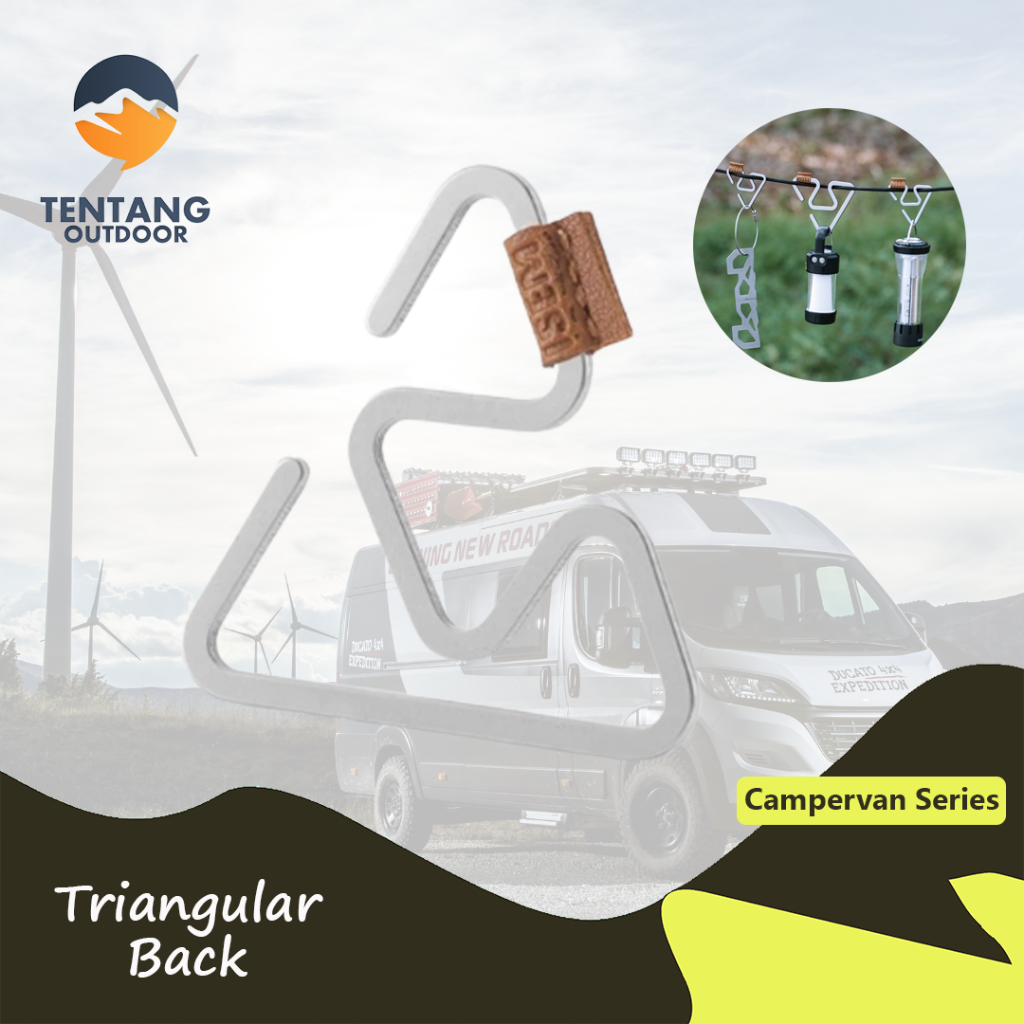 Jual Gantungan Segitiga Stainless Steel Triangular Hanger Hook Camping ...