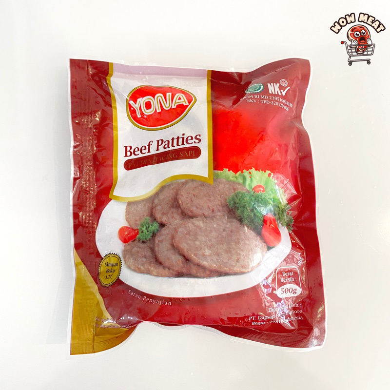 Jual Yona Beef Patties 500 gr / Patty Burger | Shopee Indonesia