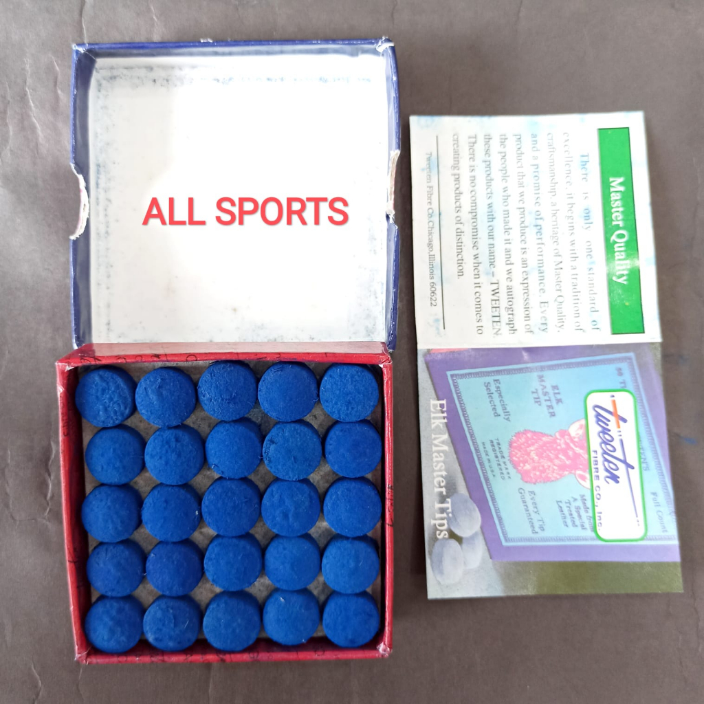 Jual Cue Tip Billiard Elk Master 12mm Stik Stick Biliar Bilyard ...