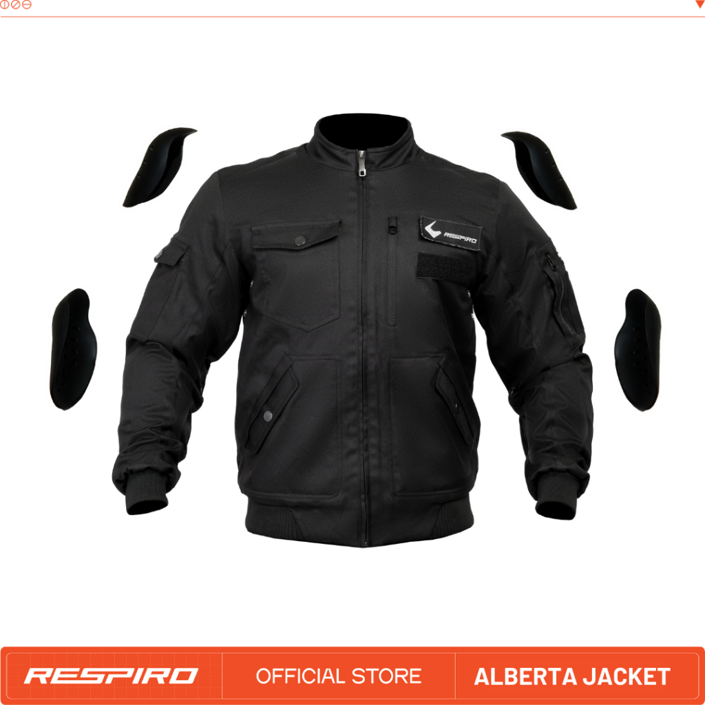 Jual Jaket Respiro ALBERTA | Jaket Motor Harian Pria Windproof | Shopee ...