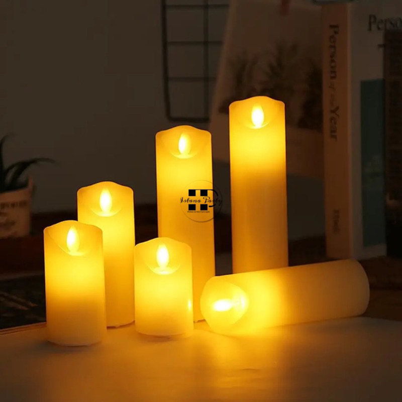 Jual lilin led elektrik Goyang / electric candle / smokeless candle 11 ...