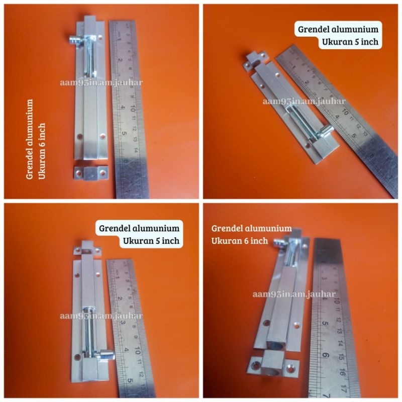 Jual Grendel Pintu Rumah 6" inchi Gerendel Kunci Slot Door bolt Kamar ...