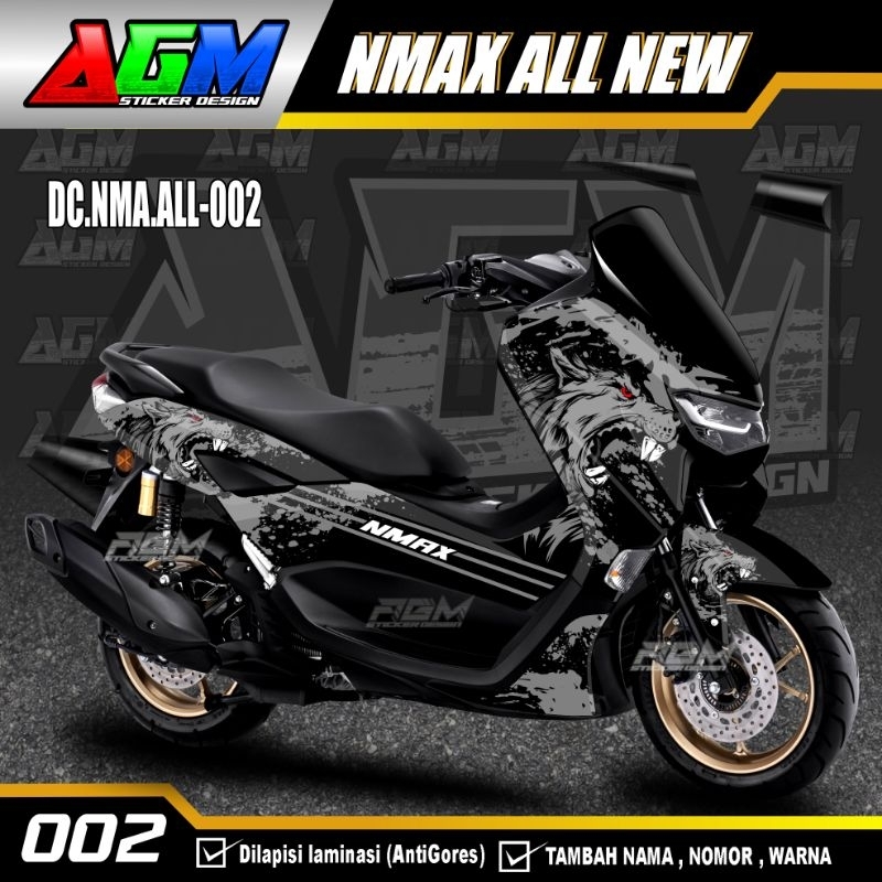 Jual Sticker Decal Nmax Tahun 2015-2023 Full blok Decal Nmax All new ...