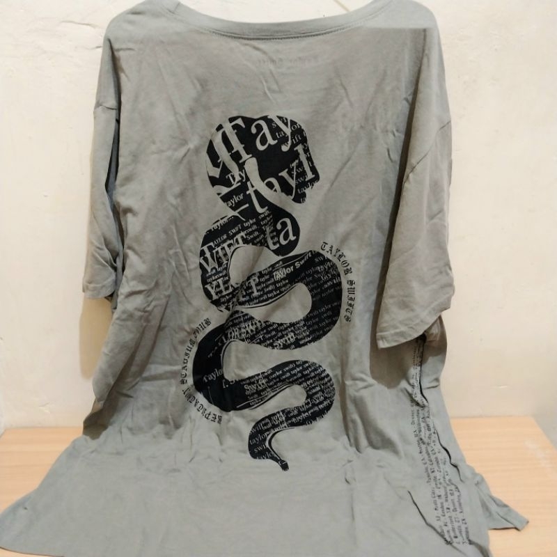 Jual Taylor Swift Reputation Snake Shirt Merch Merchandise Official ...
