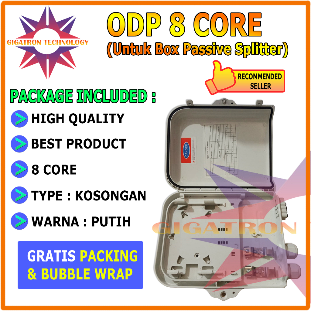 Jual ODP 8 Core Model Box Splitter / Odp Mini 8 Core Model Box Splitter 1:8 SC UPC Fiber Optic ...
