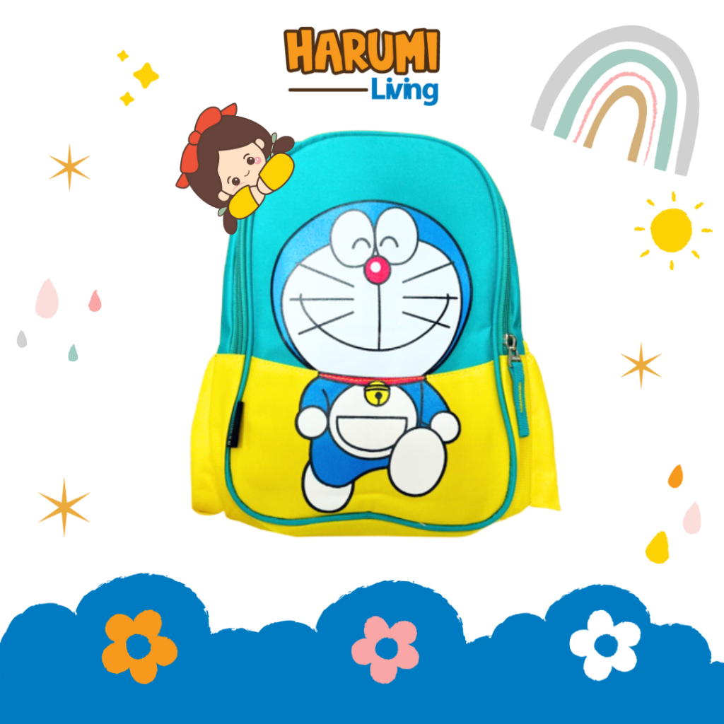 Jual HARUMI Tas Sekolah Anak Ransel Anak Motif Doraemon Tas Karakter ...