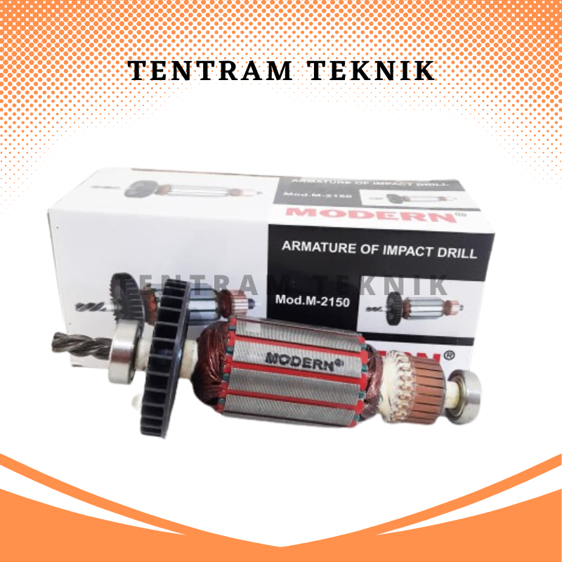 Jual Armature Bor 13mm M2150 Modern / Armature Angker Bor 2150 Modern ...