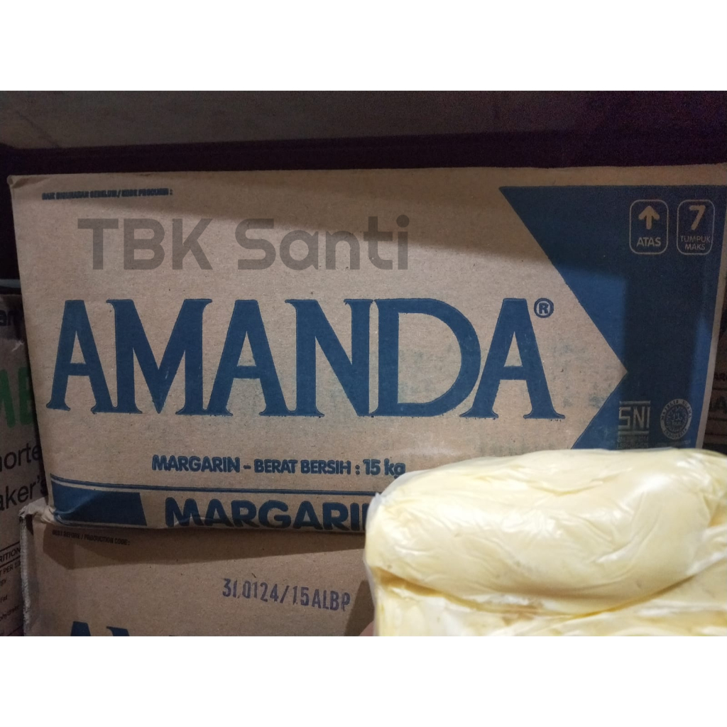 Jual Amanda | Margarine Mentega | 1 Kg (Repack) | Shopee Indonesia