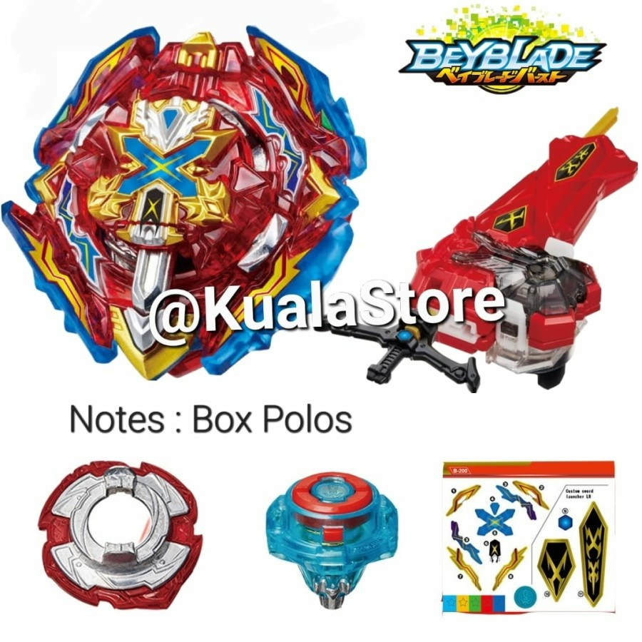 Jual Beyblade Burst BU Dynamite Battle Xiphoid EXcalibur B200 Sword ...