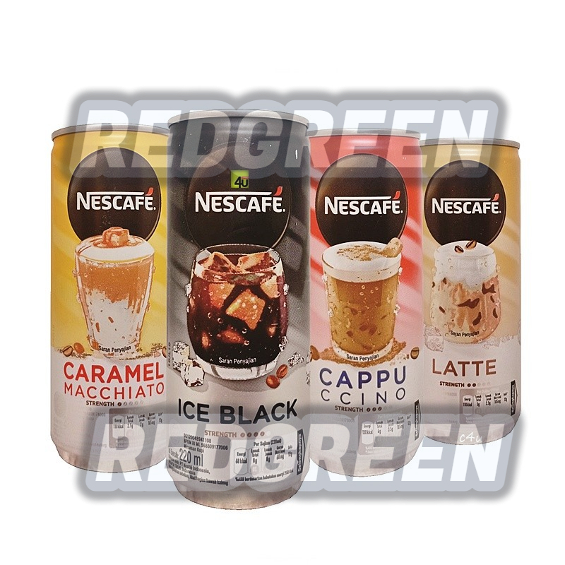 Jual Nescafe kaleng 200ml ala cafe kopi nescafe aneka rasa 200ml kaleng ...