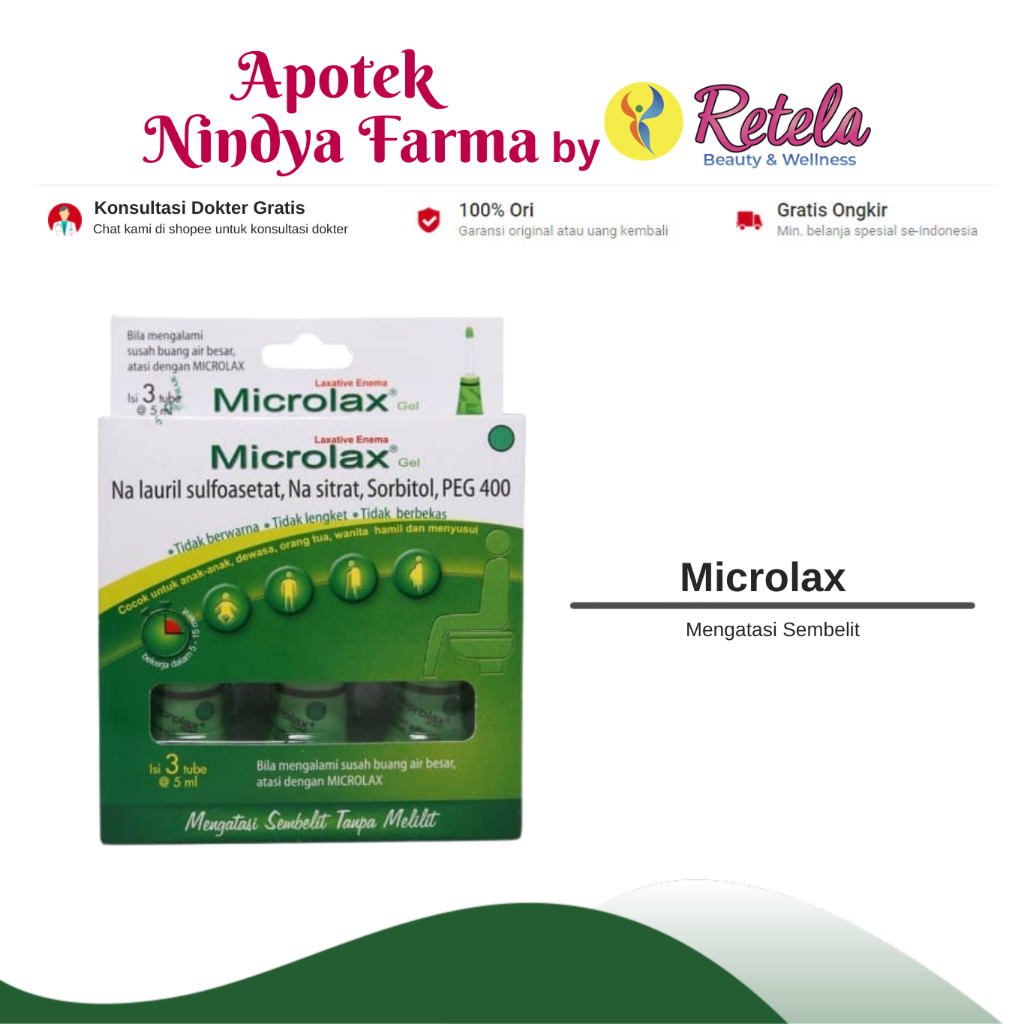 Jual Microlax Gel 5 ml (3 Tube) | Shopee Indonesia