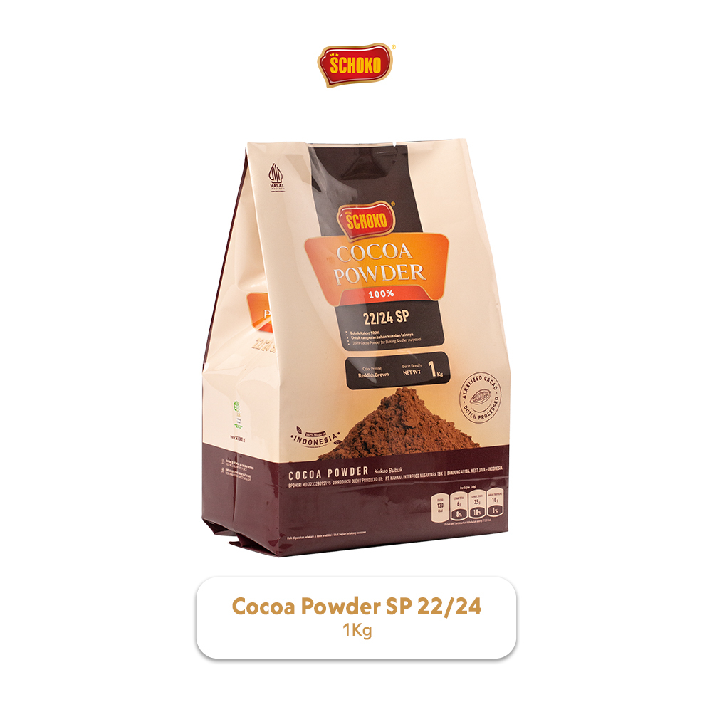 Jual SCHOKO SP Cocoa Powder - 1 Kg / Coklat Bubuk High Fat 22/24 ...