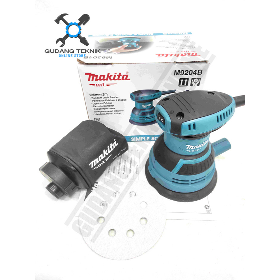 Jual Mesin Amplas Sander Bulat 5" MT924 MAKTEC x M9204B MAKITA ...