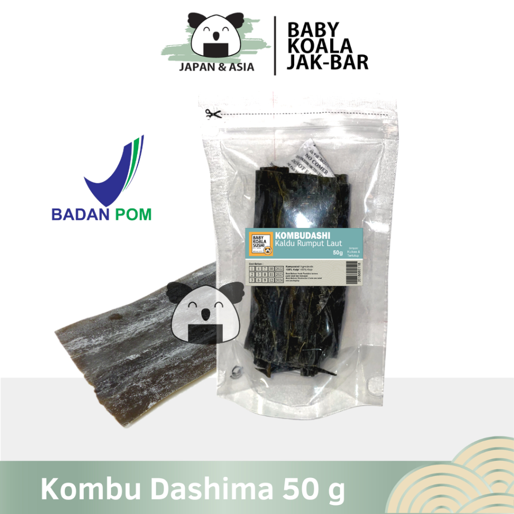 Jual KOMBU DASHI Konbu Dashima 50 g │ Kaldu Rumput Laut Import Kelp ...