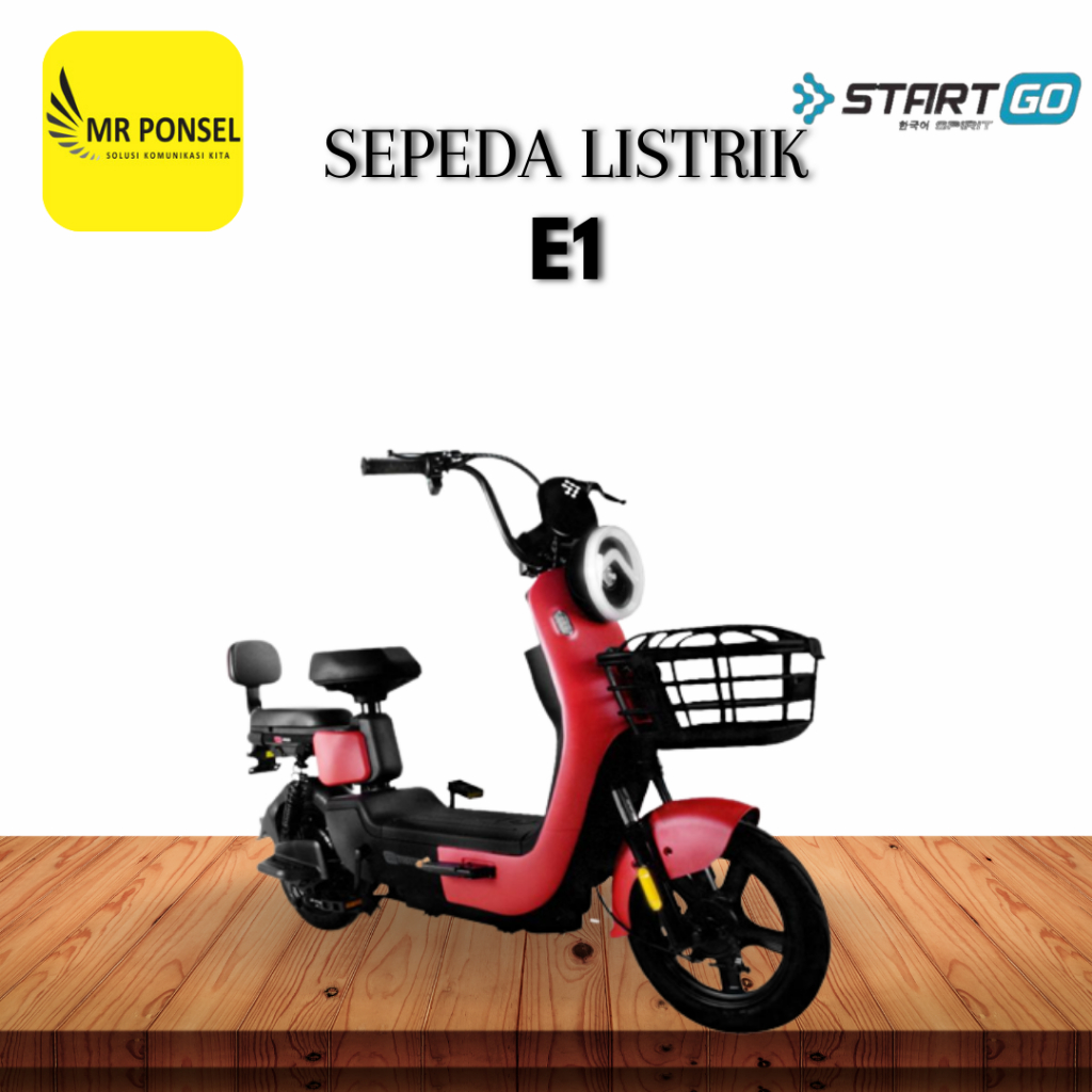 Jual SEPEDA LISTRIK STARTGO E1 START GO E 1 GARANSI RESMI | Shopee ...