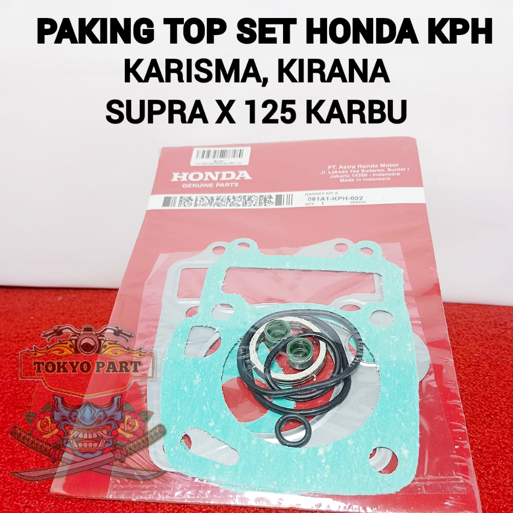 Jual PAKING TOP SET HONDA KARISMA, KIRANA, SUPRA X 125 KARBU KUALITAS ASLI ORIGINAL HONDA SUDAH ...
