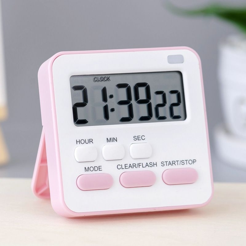 Jual Timer Dapur Digital LCD Alarm Cooking Kopi Kue Roti Kitchen Timer ...