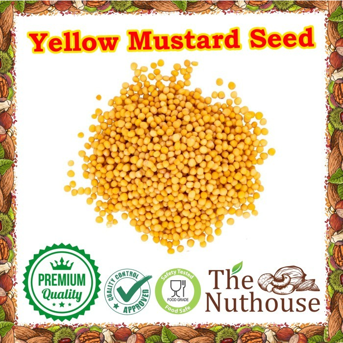 Jual 250gr Yellow Mustard Seed / Biji Sawi Kuning / Rai Seeds [Import ...