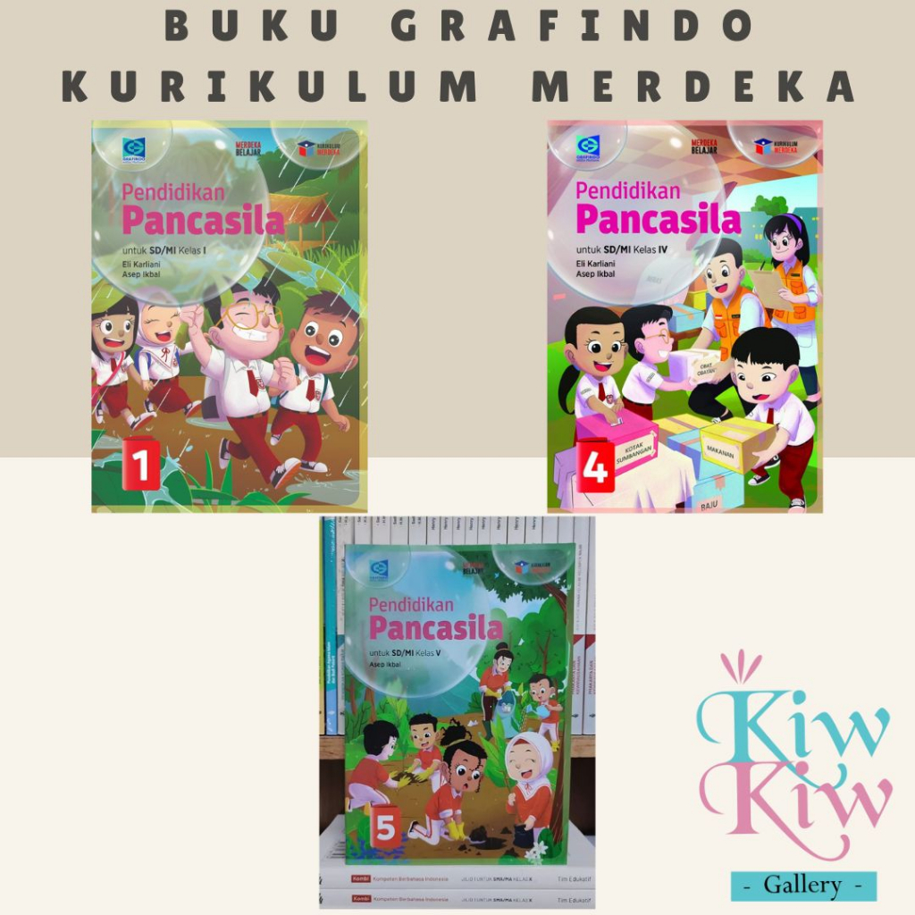Jual Buku Pendidikan Pancasila Kelas 1, 2, 3, 4, 5, 6 SD/MI Kurikulum Merdeka - Grafindo ...