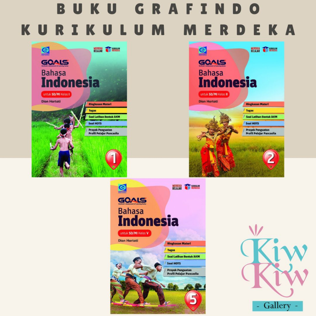 Jual Buku GOALS Bahasa Indonesia Kelas 1, 2, 3, 4, 5, 6 SD/MI Kurikulum Merdeka - Grafindo ...