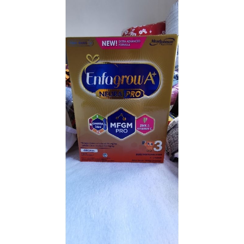 Jual Susu Enfagrow A+ 3 1800 gram / 1800g ORIGINAL dan 2 pax enfagrow ...