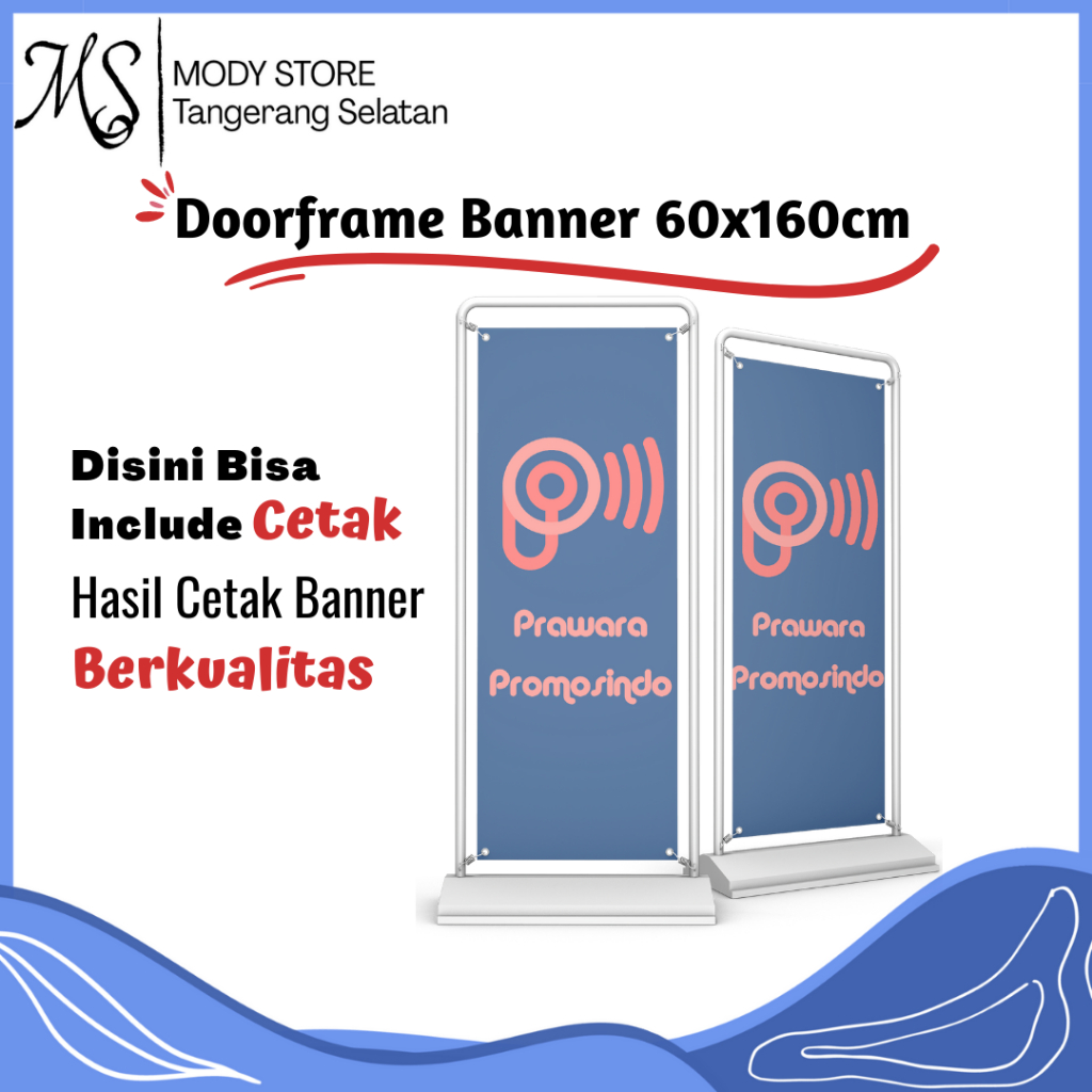 Jual Door Frame 60x160cm / Stand Banner/ Stand Promosi / Stand Display ...