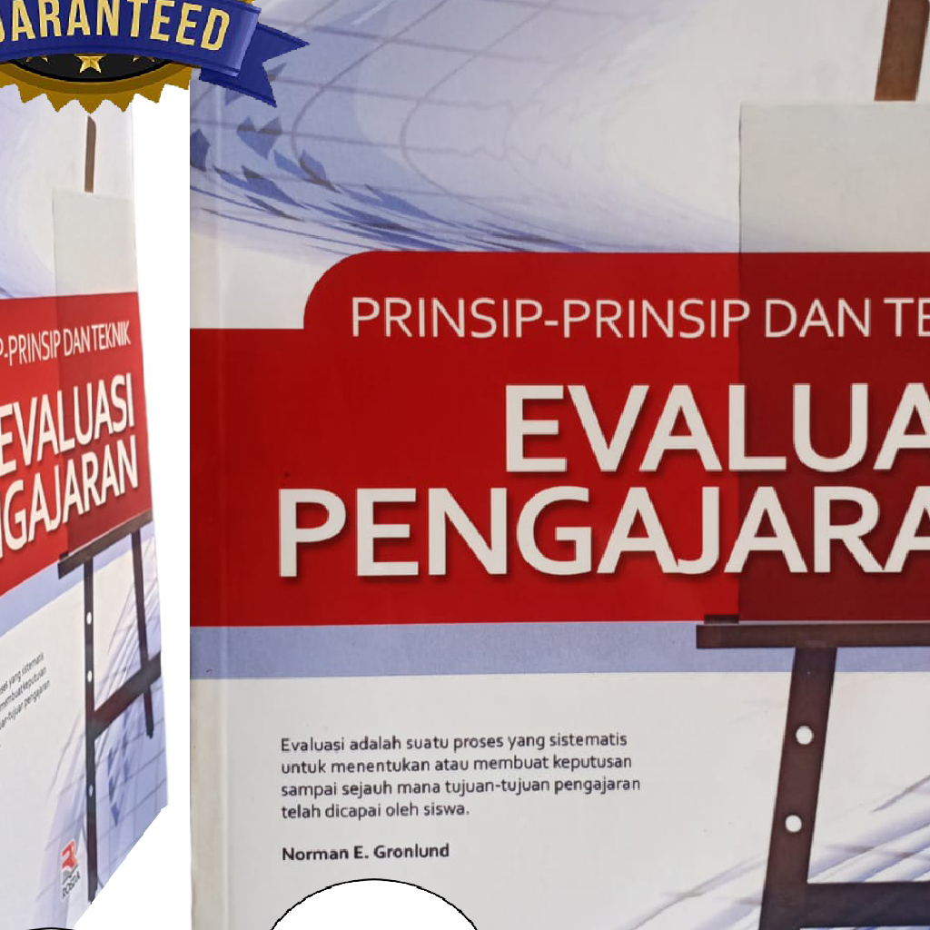 Jual PRINSIP-PRINSIP DAN TEKNIK EVALUASI PENGAJARAN oleh: Drs. M ...