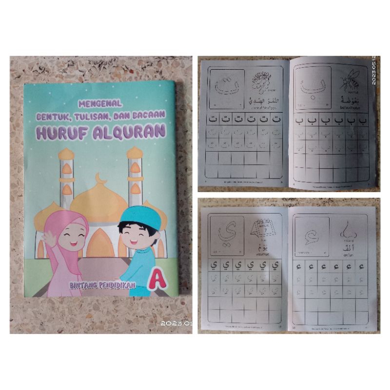 Jual Buku Anak TK Taman Kanak Kanak Lambang Bilangan Arab Huruf Al Quran Huruf Hijaiyah Mewarnai ...