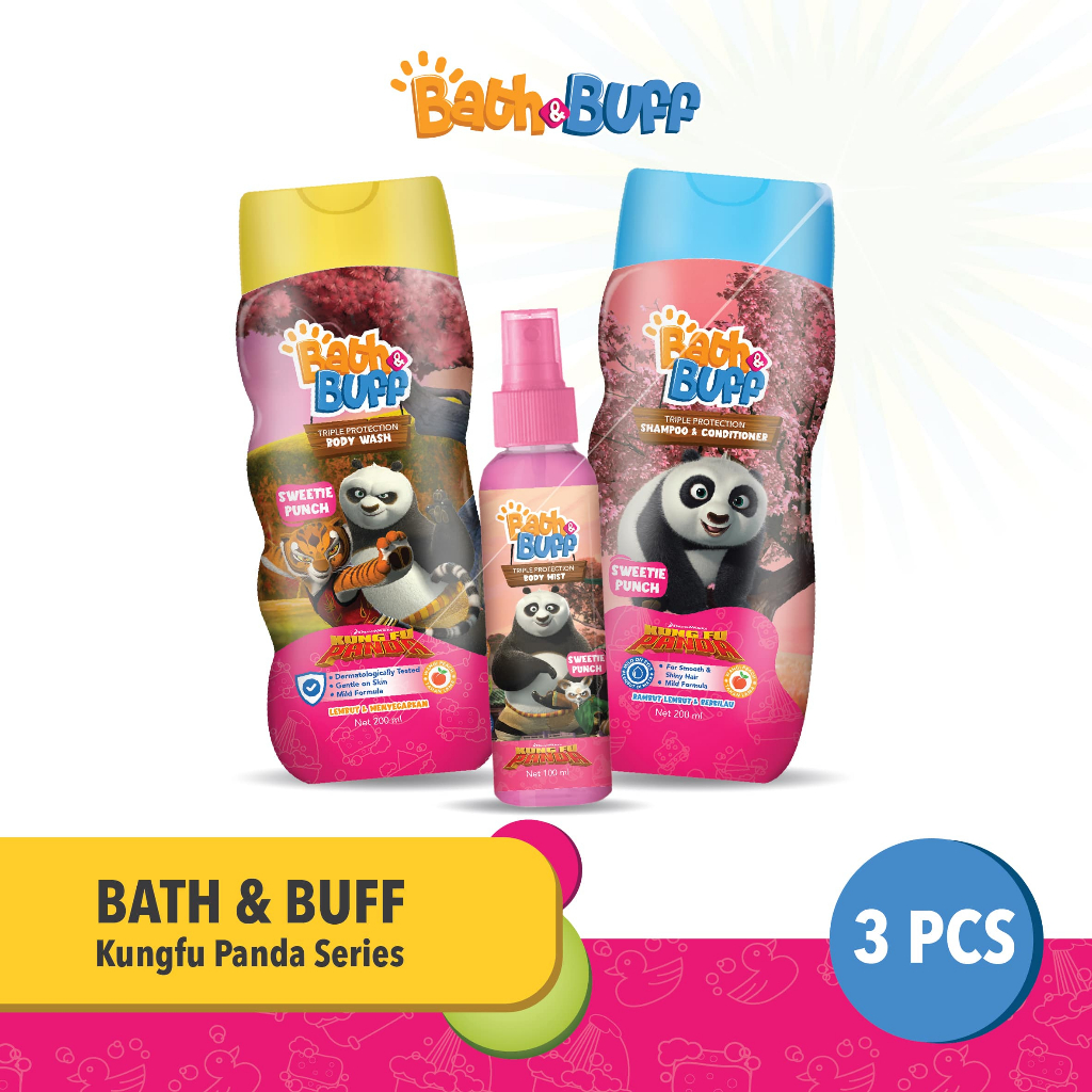 Jual Bath & Buff Kungfu Panda / Jurassic World / Madagascar - All ...