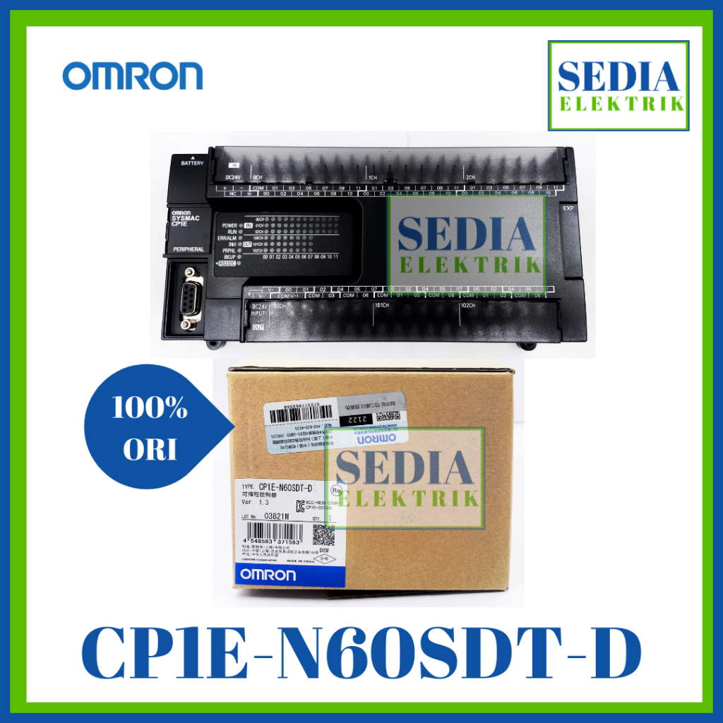 Jual PLC OMRON CP1E-N60SDT-D CP1E N60SDT D CP1EN60SDTD | Shopee Indonesia