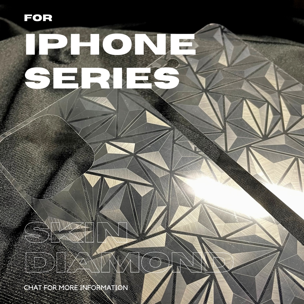 Jual Bahan Tebal Skin iPhone 7 8 / 7+ 8 + / X XS MAX XR Skin Diamond ...