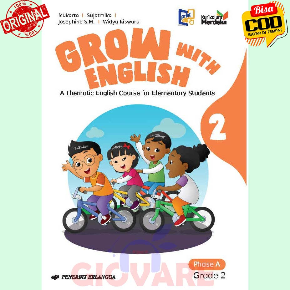 Jual BUKU GROW WITH ENGLISH KELAS 2 ERLANGGA KURIKULUM MERDEKA | GROW ...