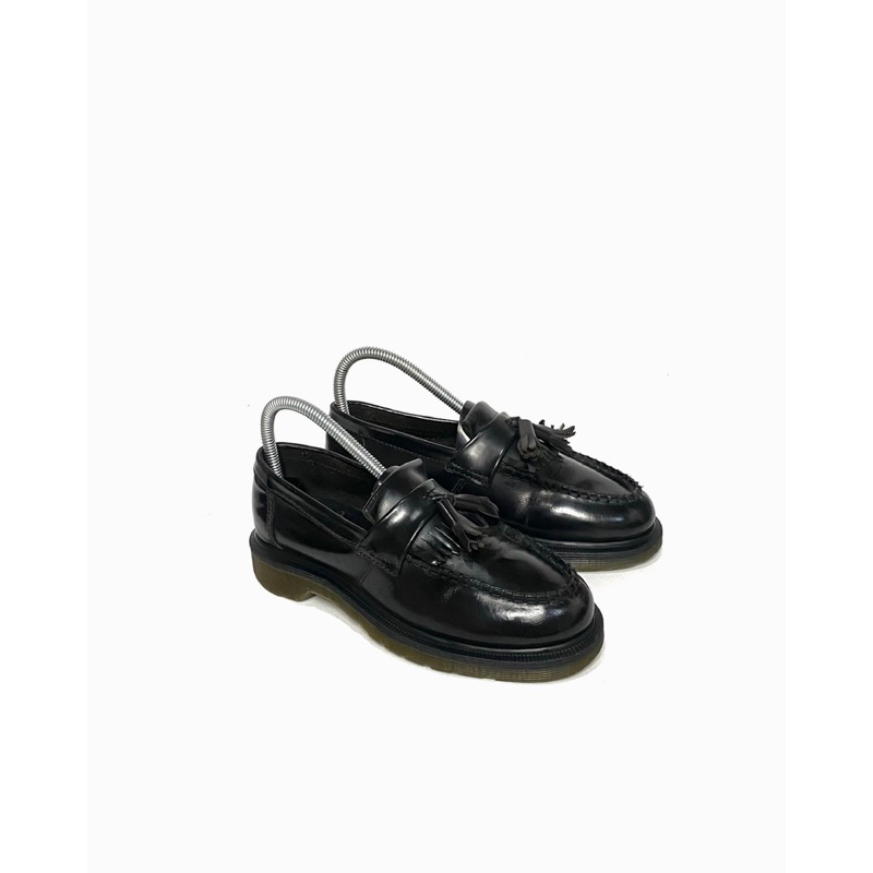 Jual Original Docmart Dr Martens Adrian Tassel Black Smooth sz 4uk(37 ...