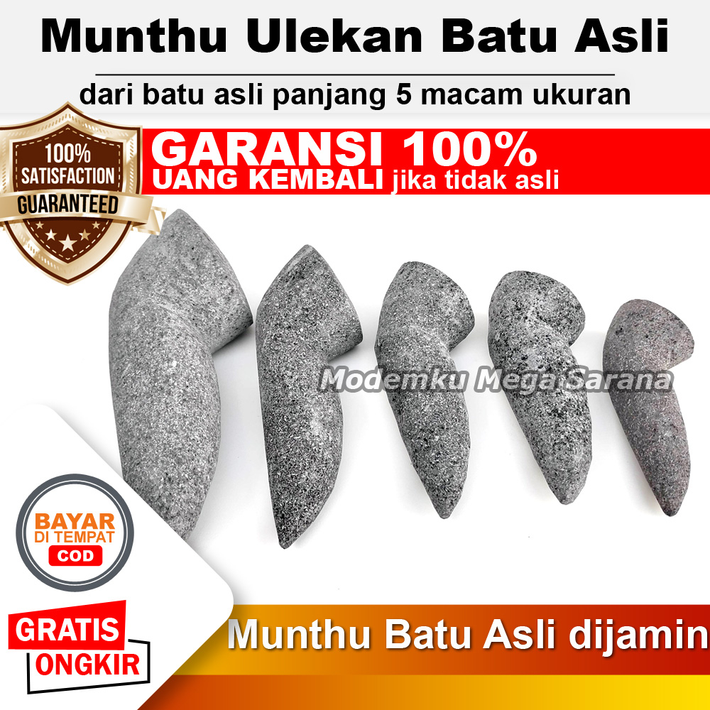 Jual Ulekan Batu Asli Uleg Munthu Anak Cobek Cowek | Shopee Indonesia