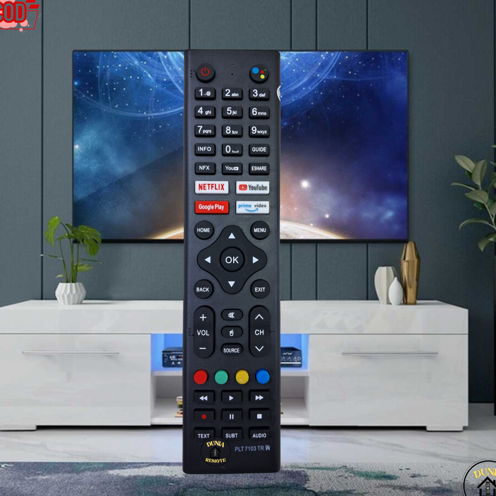 Jual Remot Remote Multi Series Polytron LED LCD Andoird Smart Tv Tanpa ...