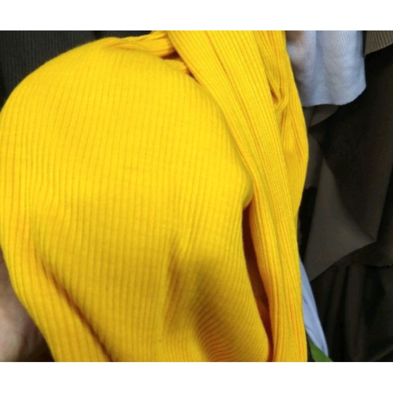 Jual bahan/kain knit premium/rib/rajut | Shopee Indonesia