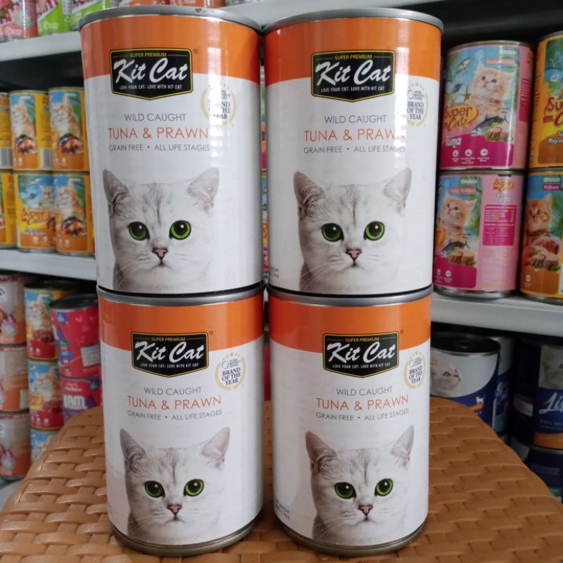 Jual Kit cat kaleng tuna & prawn 400gr Cat Wet Food / Makanan Basah ...