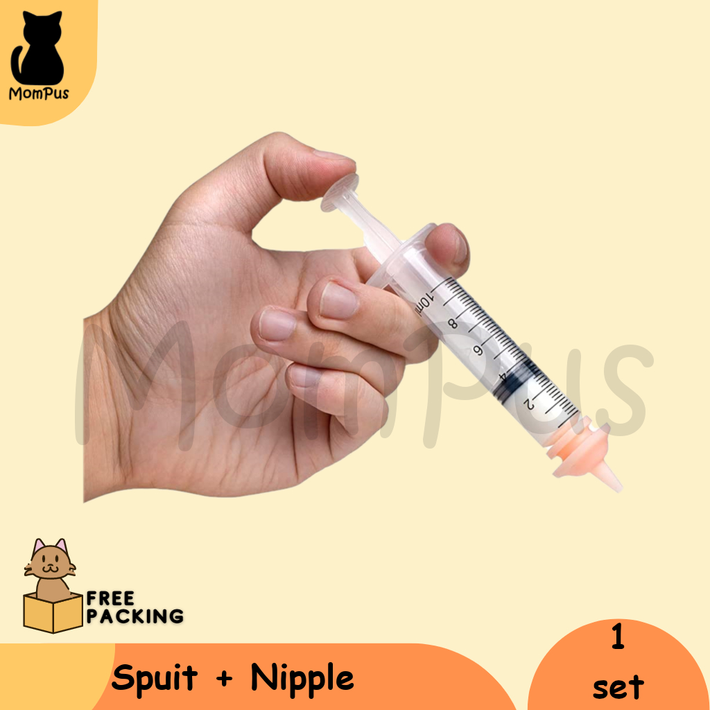 Jual Miracle Nipple + Spuit Dot Pentil Baby Cat Susu Bayi Anak KUCING ...